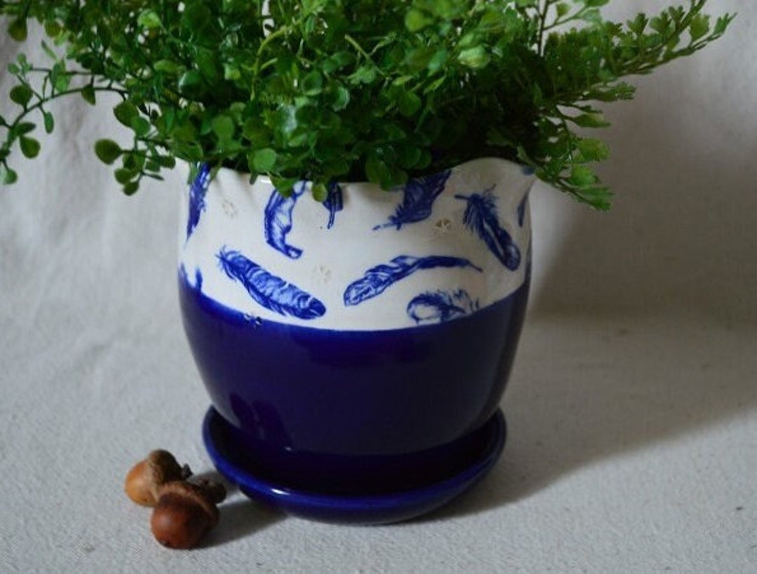 Handmade Pottery Planter, Ceramic Planter, Herb Planter, Indoor Planter ...