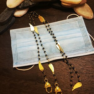 25% Off! Face Mask, Mask Holder Chain, Beaded Mask Chain, Mask Chain ...