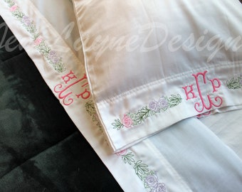 Embroidered bedding | Etsy