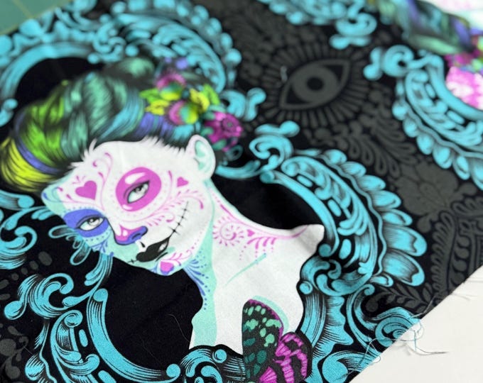 9.5 Inch Full Row - 4 Cameos - De La Luna by Tula Pink , Possesed in ...