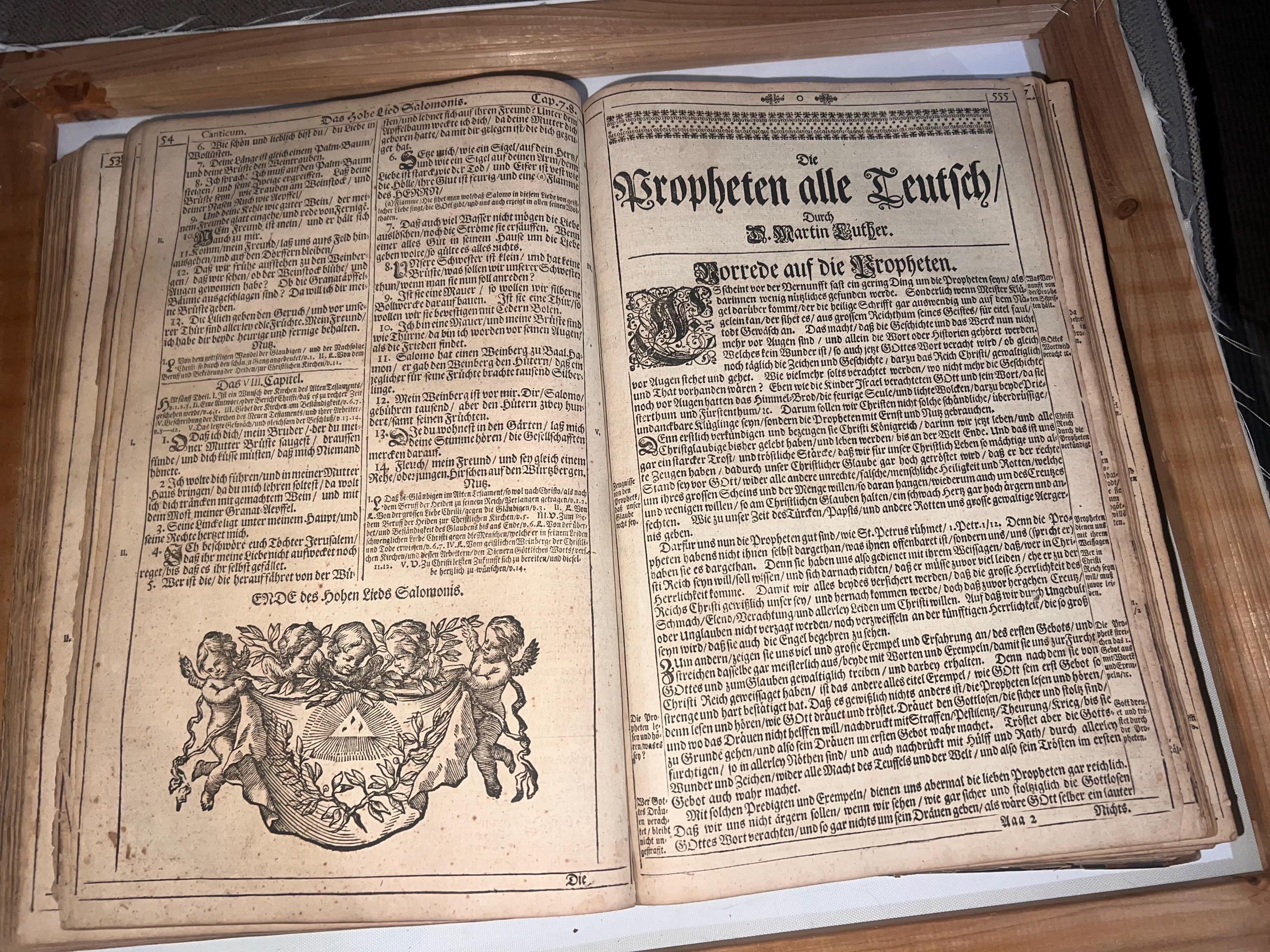 Antique Bible 1700s German Martin Luther Bible 1706 - Etsy