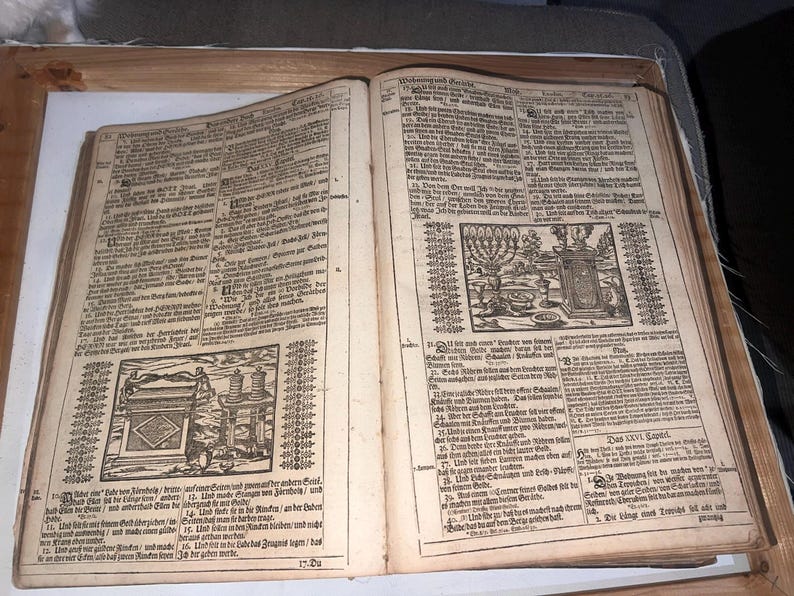 Antique Bible 1700s German Martin Luther Bible 1706 - Etsy