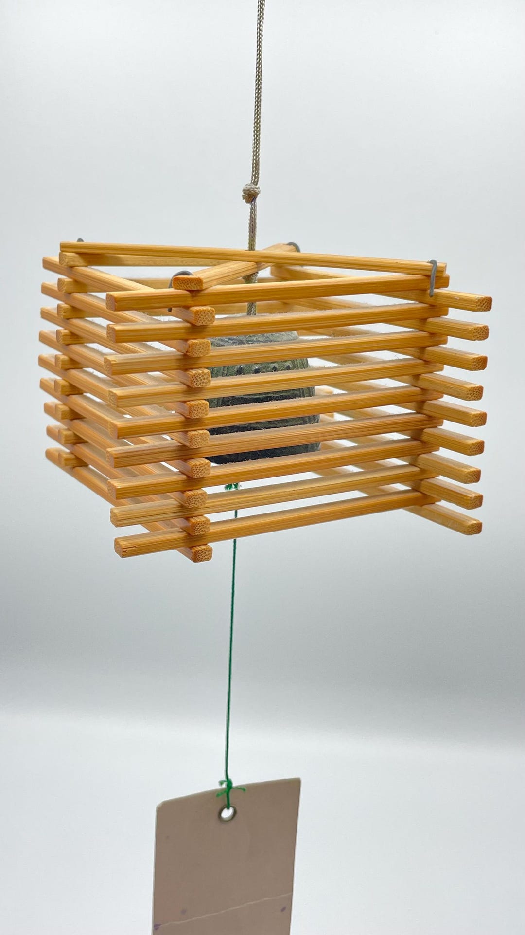 Furin Japanese Wind Chime Cast Iron With Bamboo - Etsy