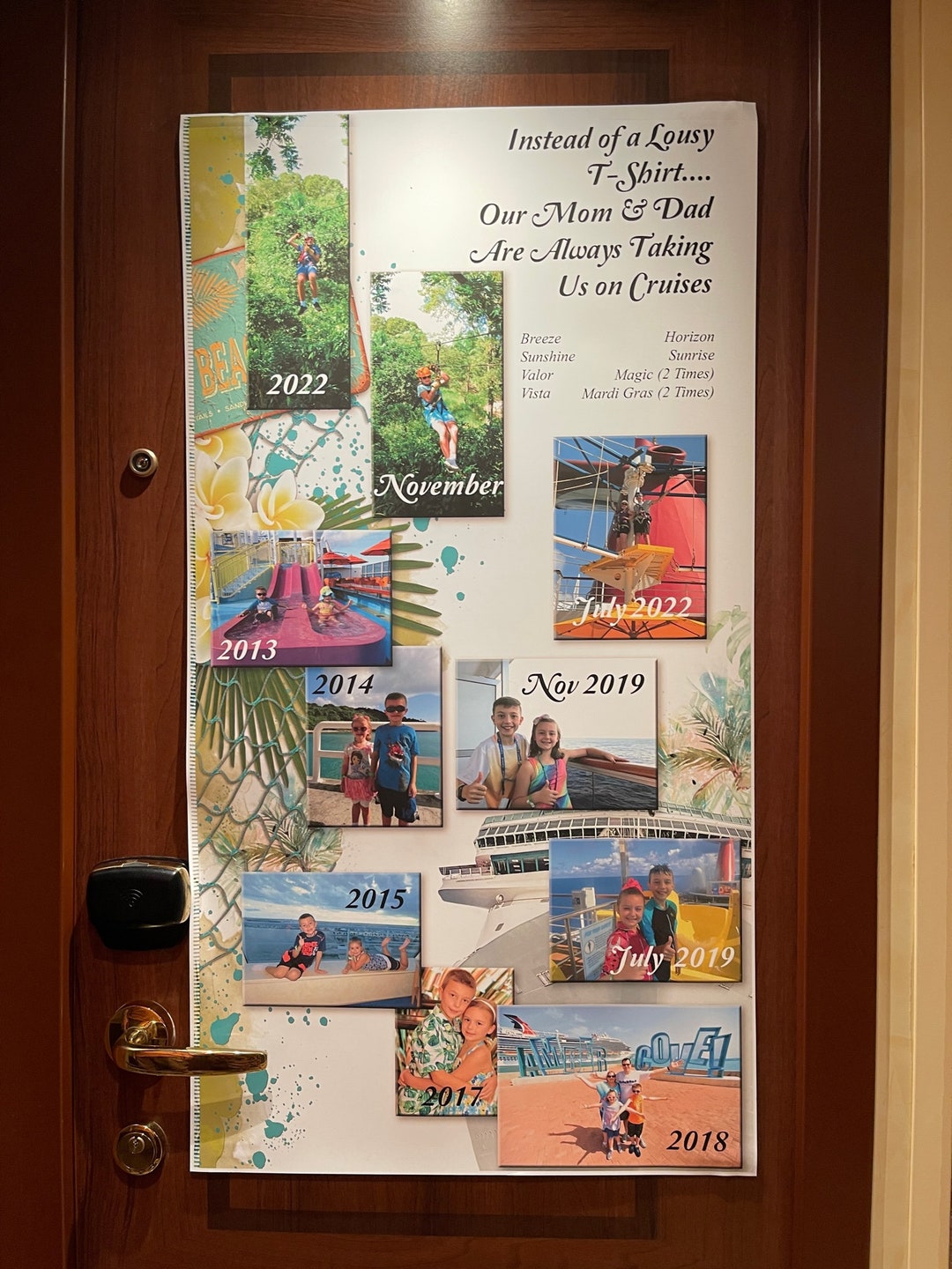 Cruise Cabin Banner 10 IMAGES Decoration Custom FILE ONLY - Etsy