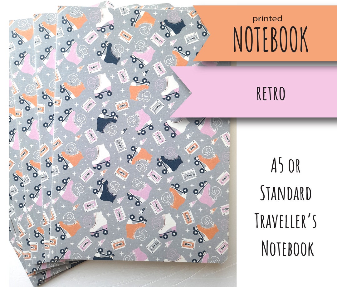 Notebook: Retro Booklet Traveller's Notebook Insert Refill Booklet / TN ...