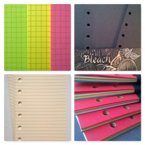 A6 Size Planner Paper Refills Mixed Pack, 40 Sheets for 6 Ring Planners ...