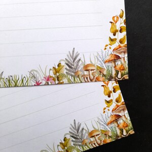 Toadstool Bear Printed Letter Writing Paper Set, Notepaper Set ...