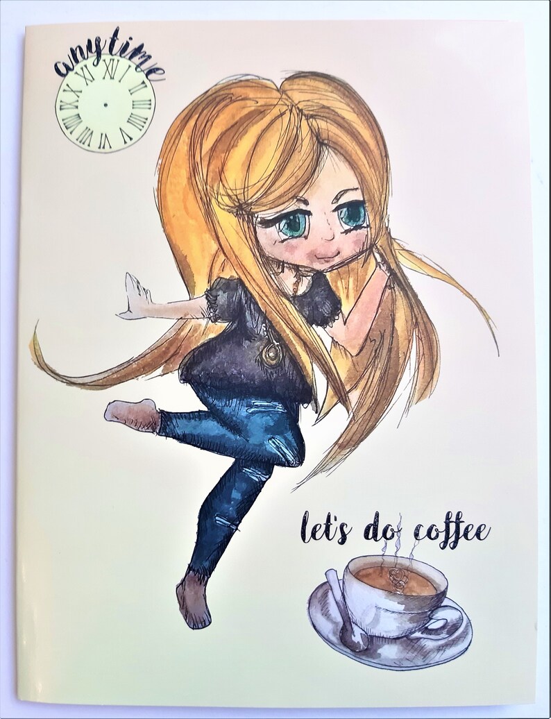 Chibi Letter Writing / Penpal Set Chibi Girl 4 / Manga - Etsy