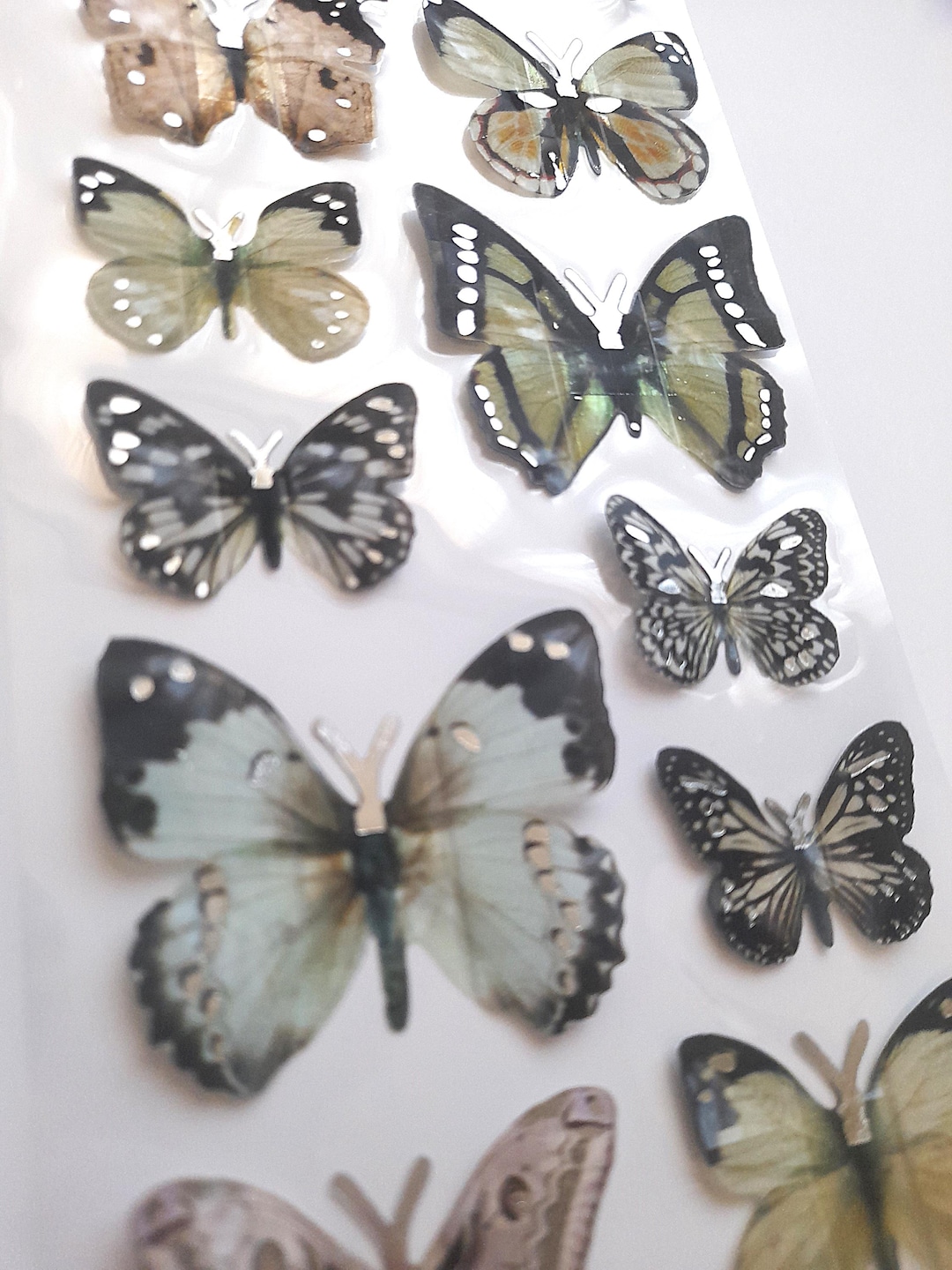 3D Butterfly Pop-up Stickers: Card Making Embellishments - Etsy