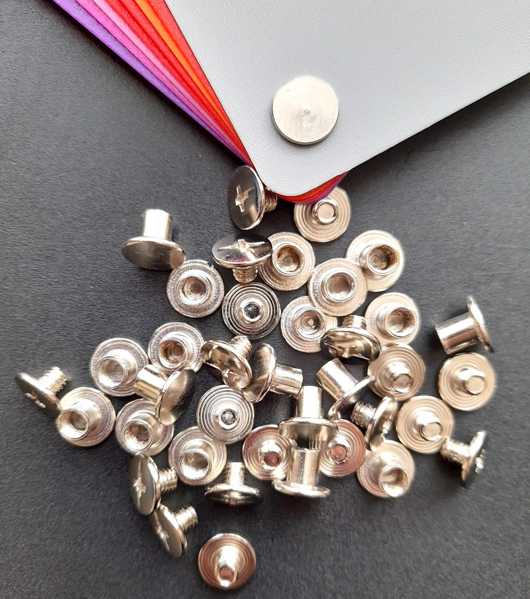 Steel Book Binding Screws, 6mm Posts, Pack of 20 Chicago Screws - Etsy