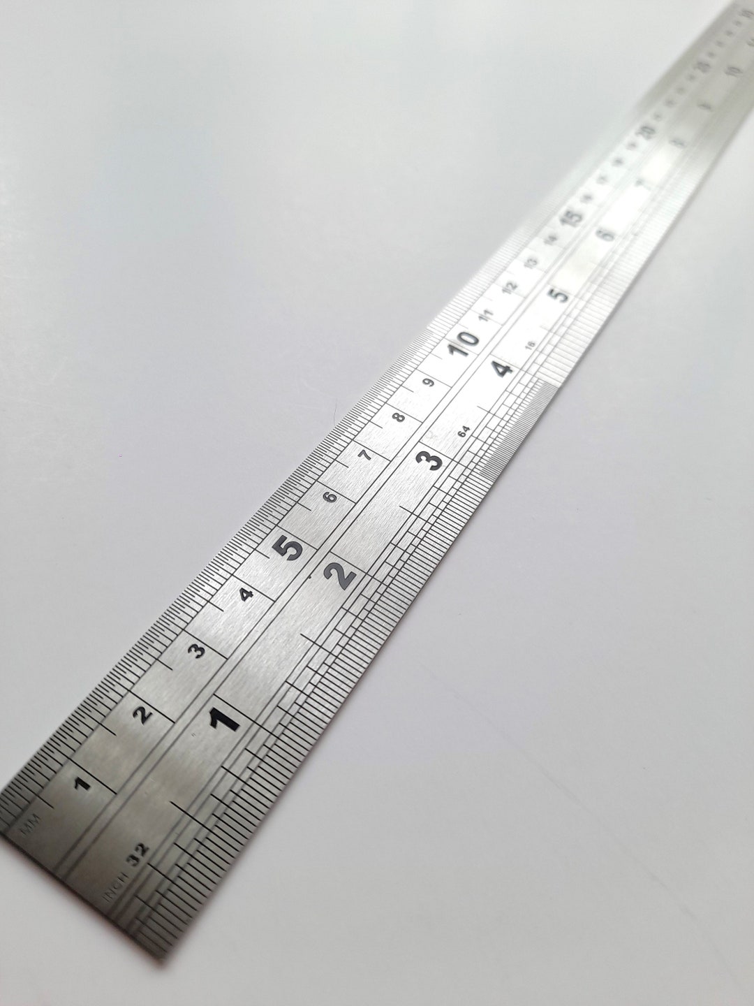 30cm 12 Inch Steel Ruler With Metric and Imperial Measurements, Craft ...
