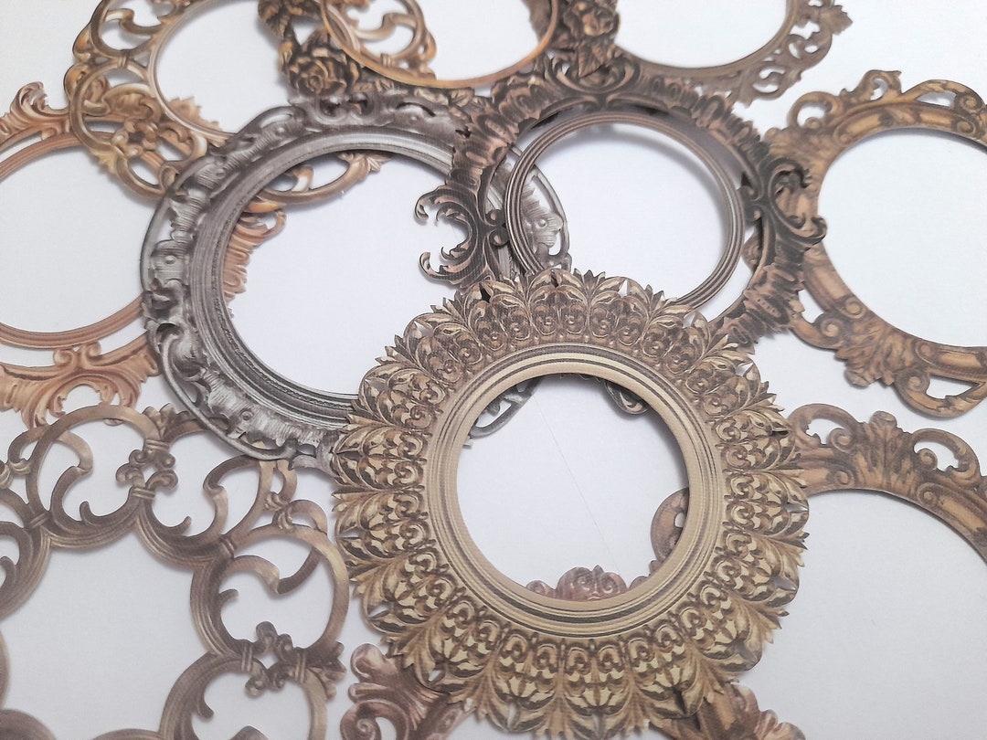 Vintage Frame Die Cuts, Ephemera, 20 Pieces for Junk Journal and ...