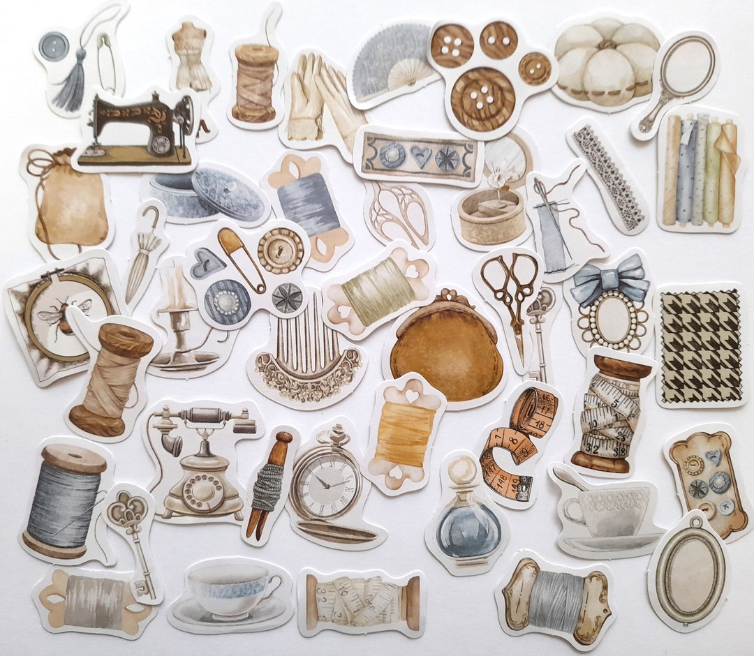 Past Times Hobbies Themed Stickers, Vintage Stickers, Perfect for ...