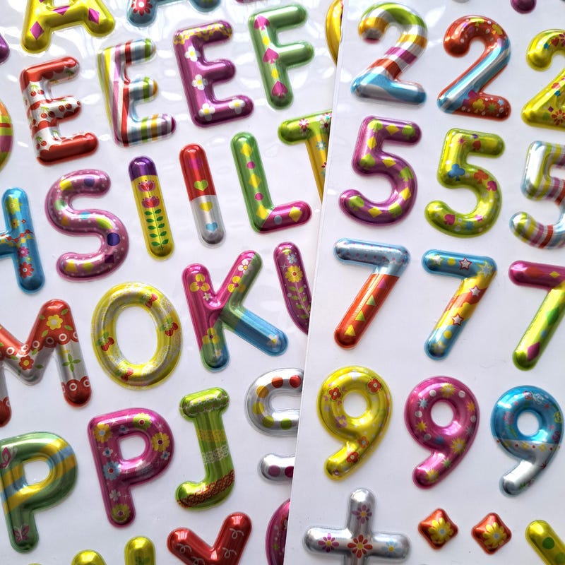 Puffy Stickers - Etsy