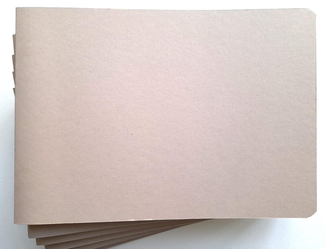 Landscape A5 Sketchbook With Thick 160gsm Smooth Cream Paper and a Buff ...