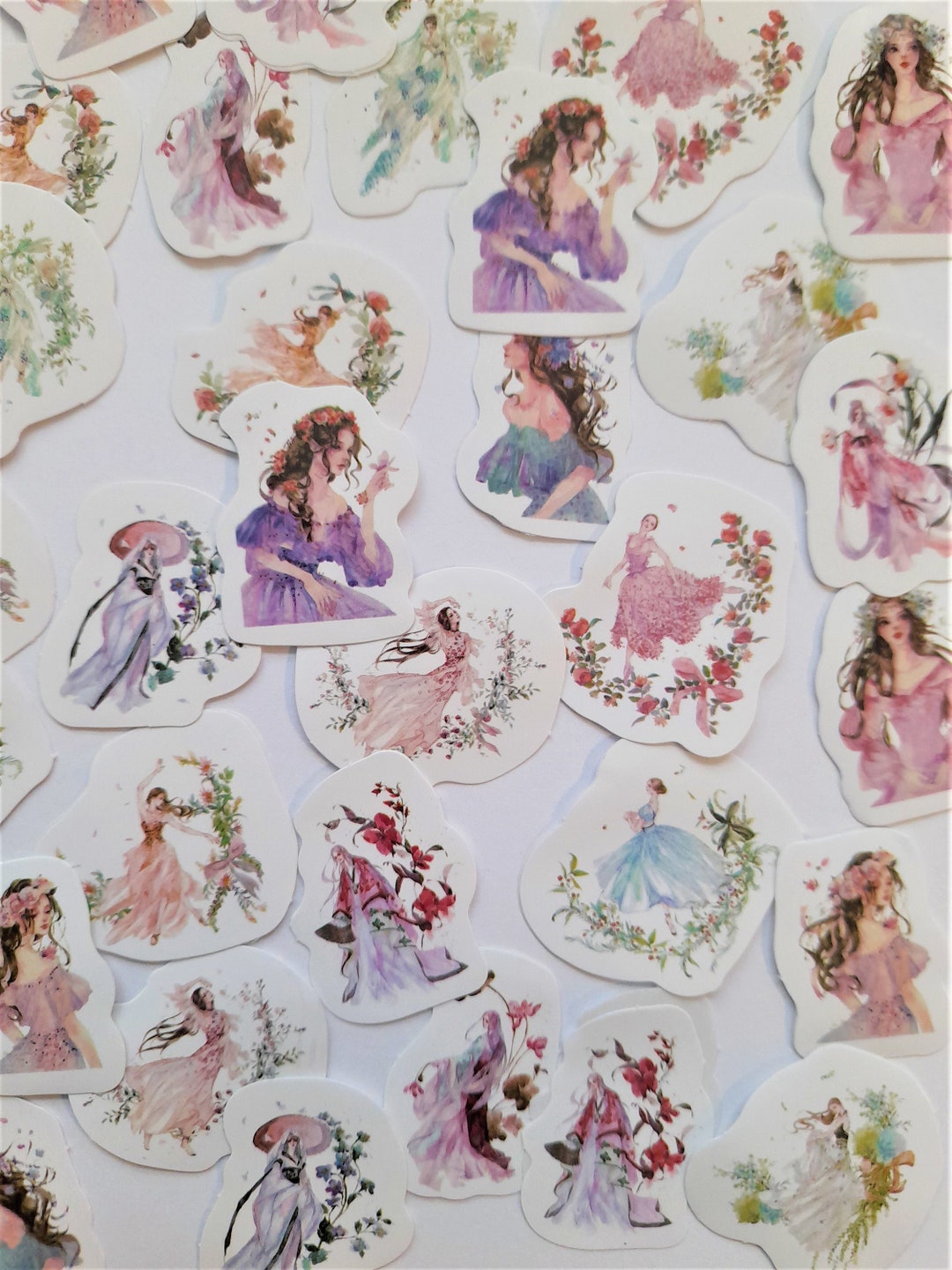 Fairy Maiden Stickers - Pretty Kawaii Stickers - Fairy Stickers ...