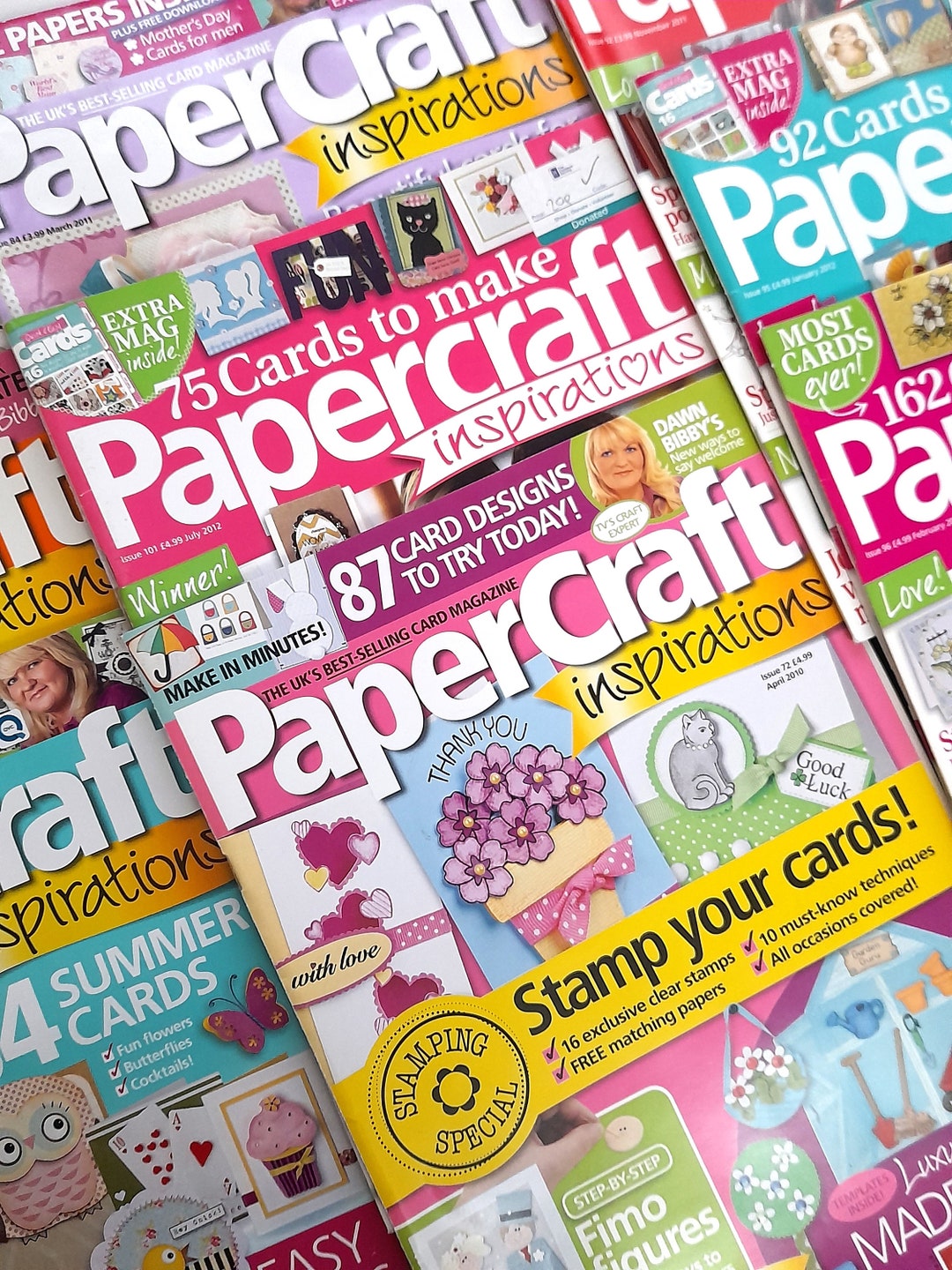 Papercraft Inspirations Magazine, Back Issues From 2004-12, Choice of ...
