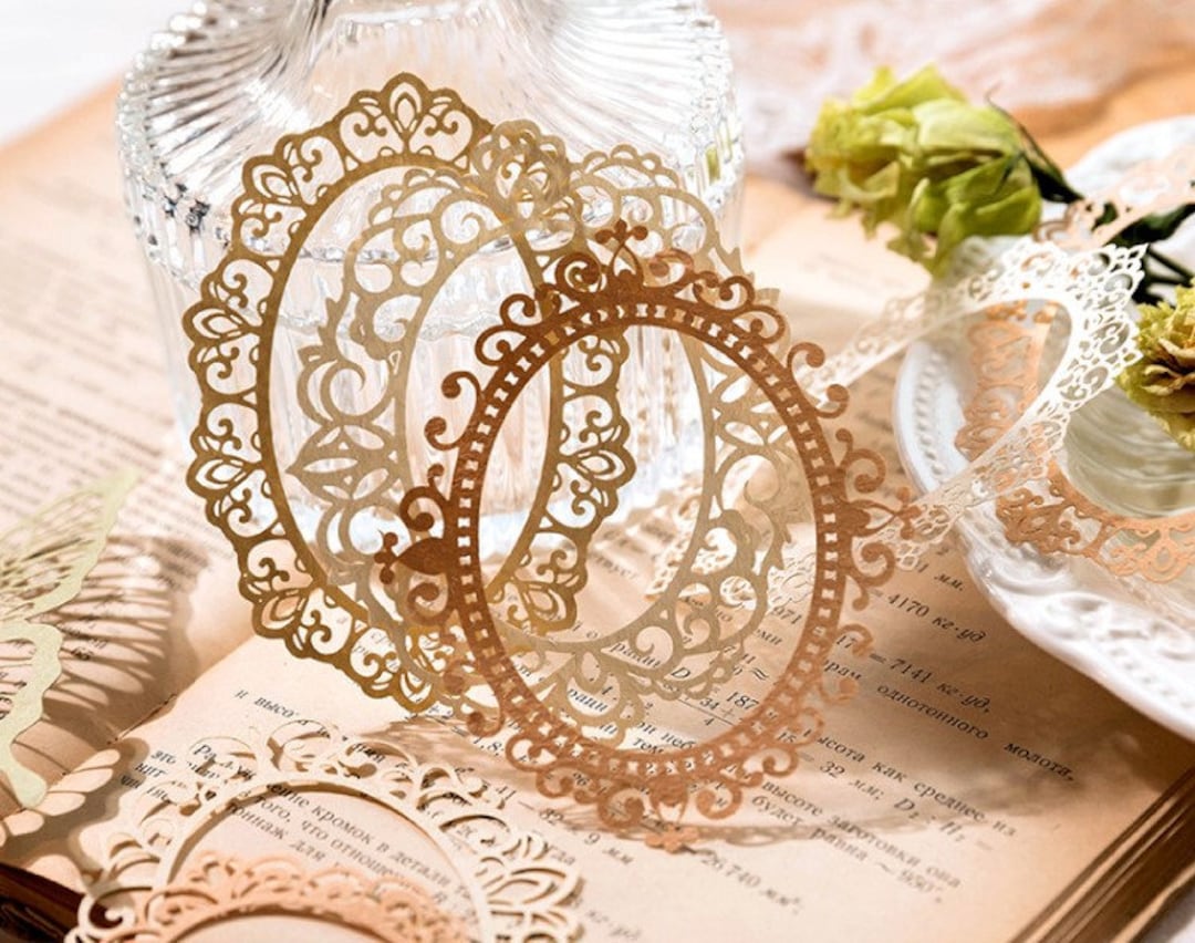 Laser Cut Paper Lace Filigree Frames, Ephemera 10 Pieces for Junk ...