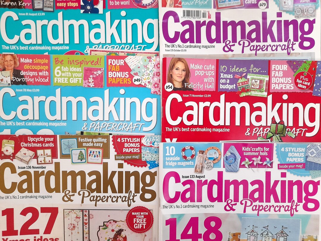 Cardmaking & Papercraft Magazine, Back Issues From 2009-18, Choice of ...