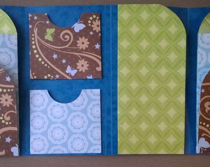 Multi Pocket Folder for Travellers Notebooks Midoris Etc. - Etsy