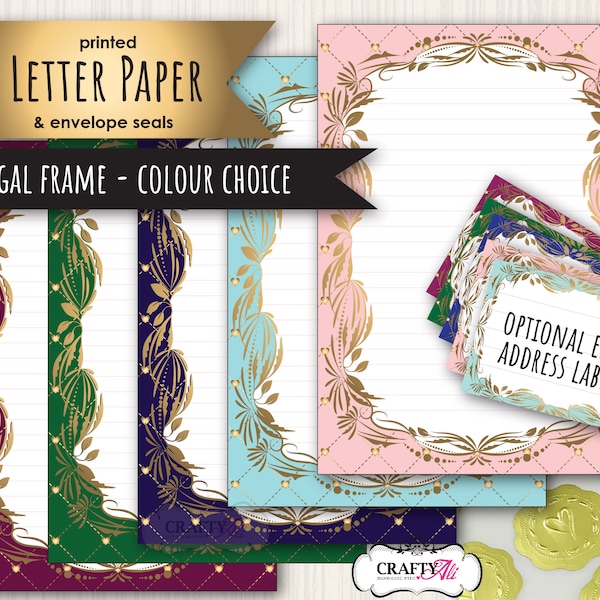 Regal Writing Letter Paper - Etsy