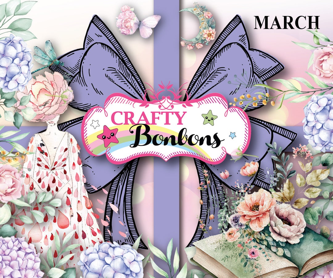 Hydrangea Themed Crafty Bonbons Planner Stationery and Craft - Etsy