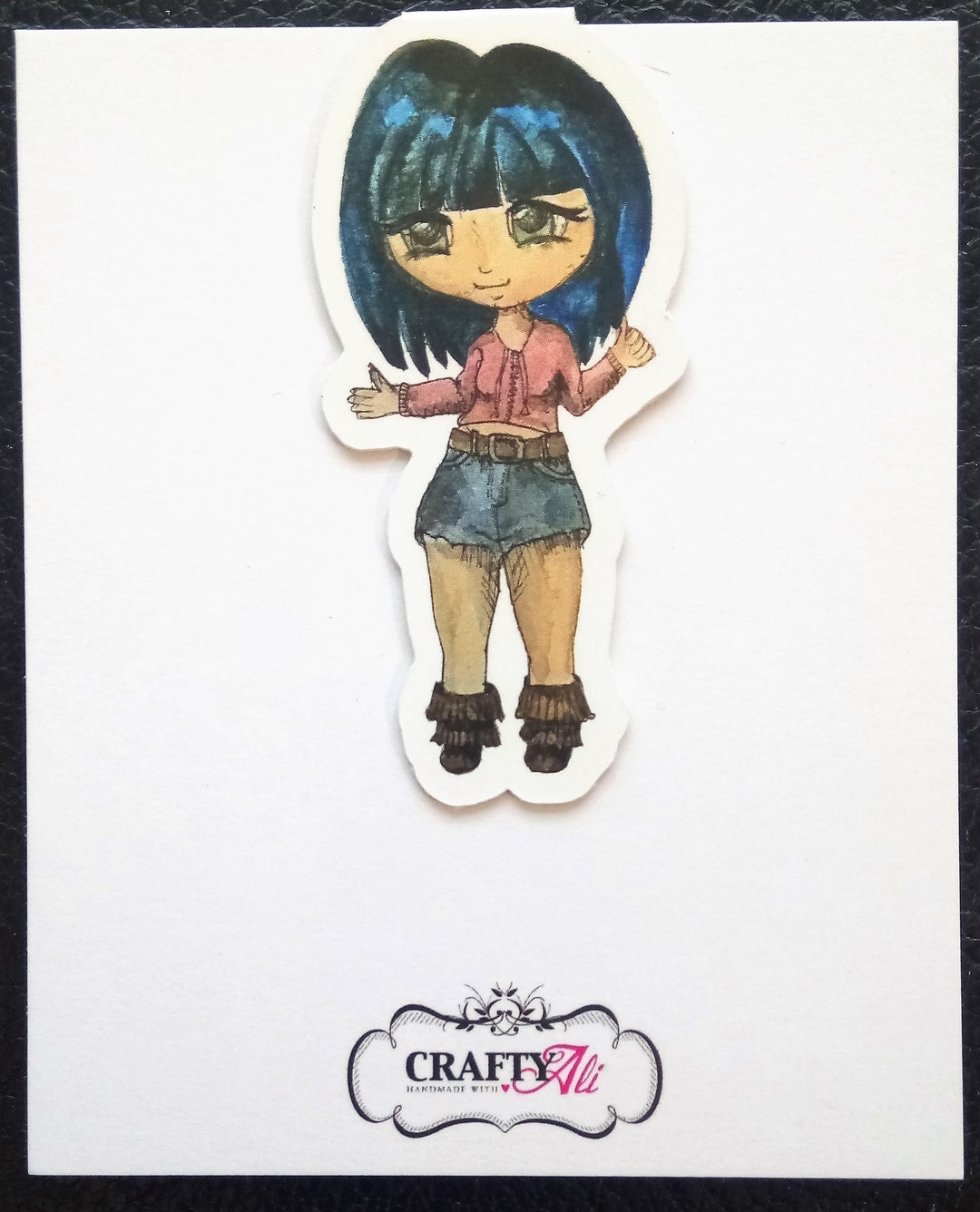 Magnetic Page Marker Chibi Girl 1 - Magnetic Bookmark - Magnetic Page ...