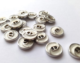 18mm Pearly White 4-hole Buttons, Small Buttons, Sewing Supplies ...