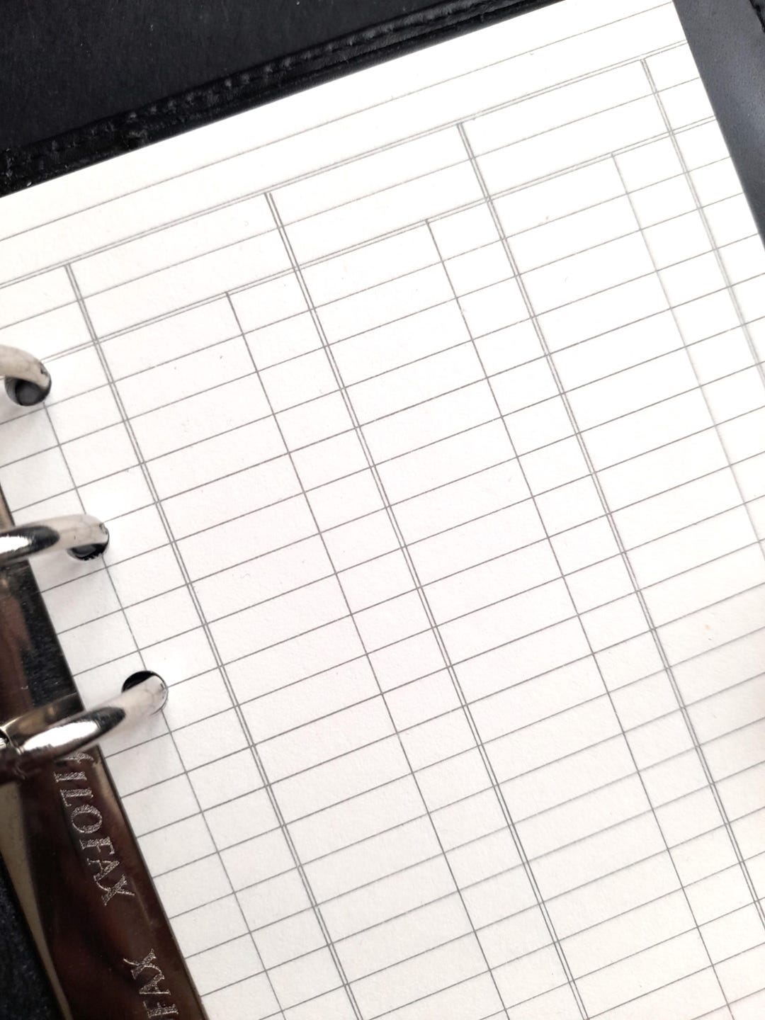 Ledger Planner Paper Refills for A5 and Personal Size 6-ring Planners ...