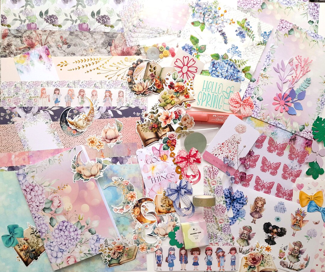 Hydrangea Themed Crafty Bonbons Planner, Stationery and Craft Supplies ...