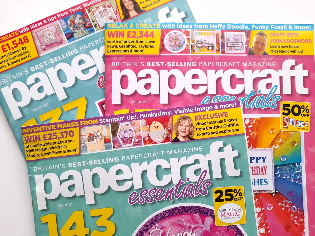 Papercraft Essentials Magazine, Back Issues From 2018-23, Choice of ...