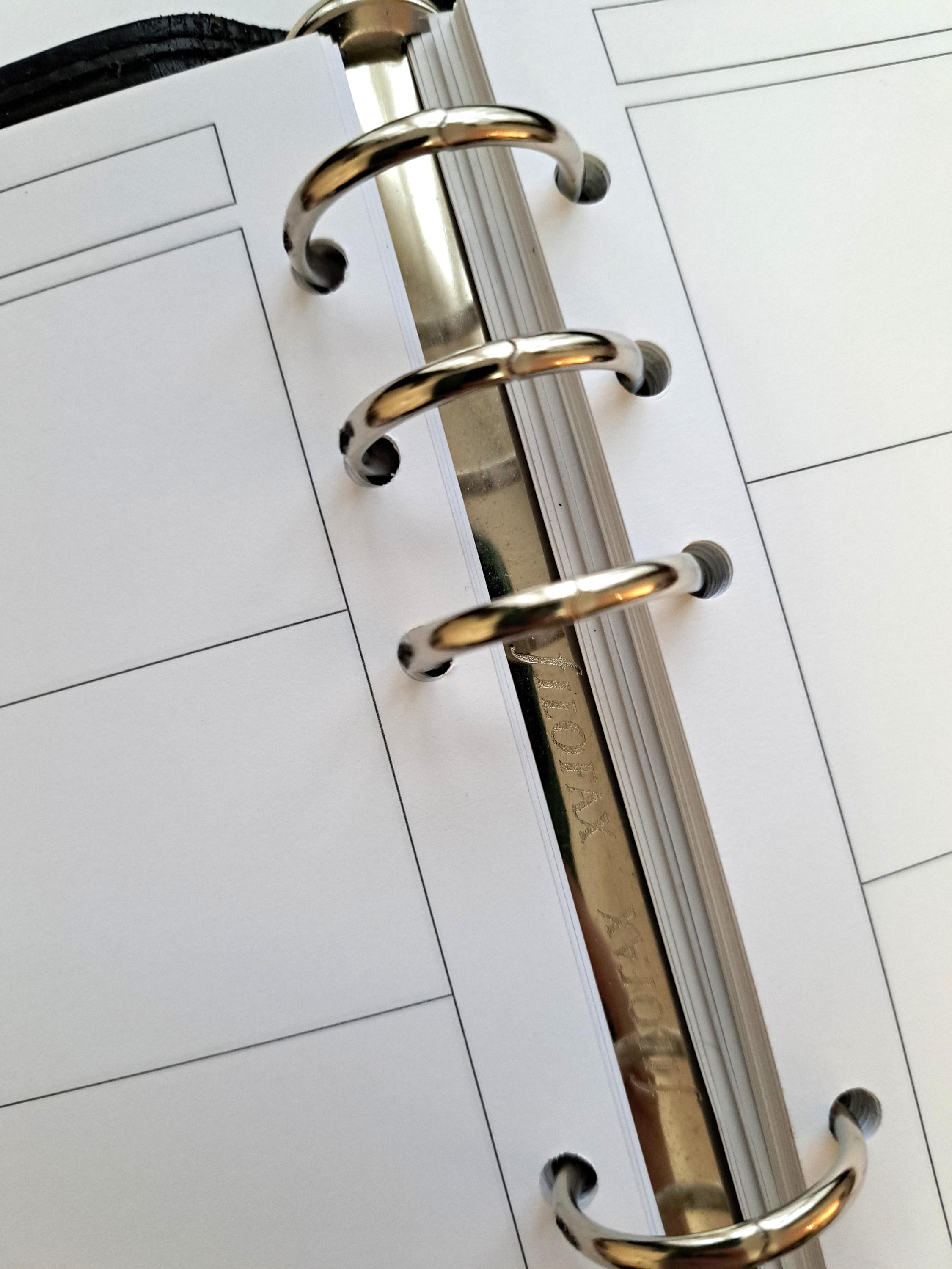 2026 Diary Refills, Plain White Pages, Week to View Layout, Printed ...