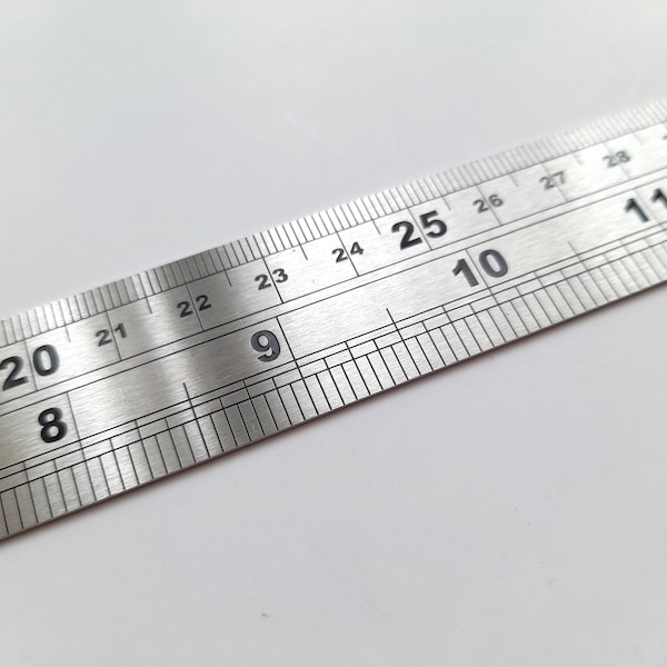 Metal Ruler - Etsy
