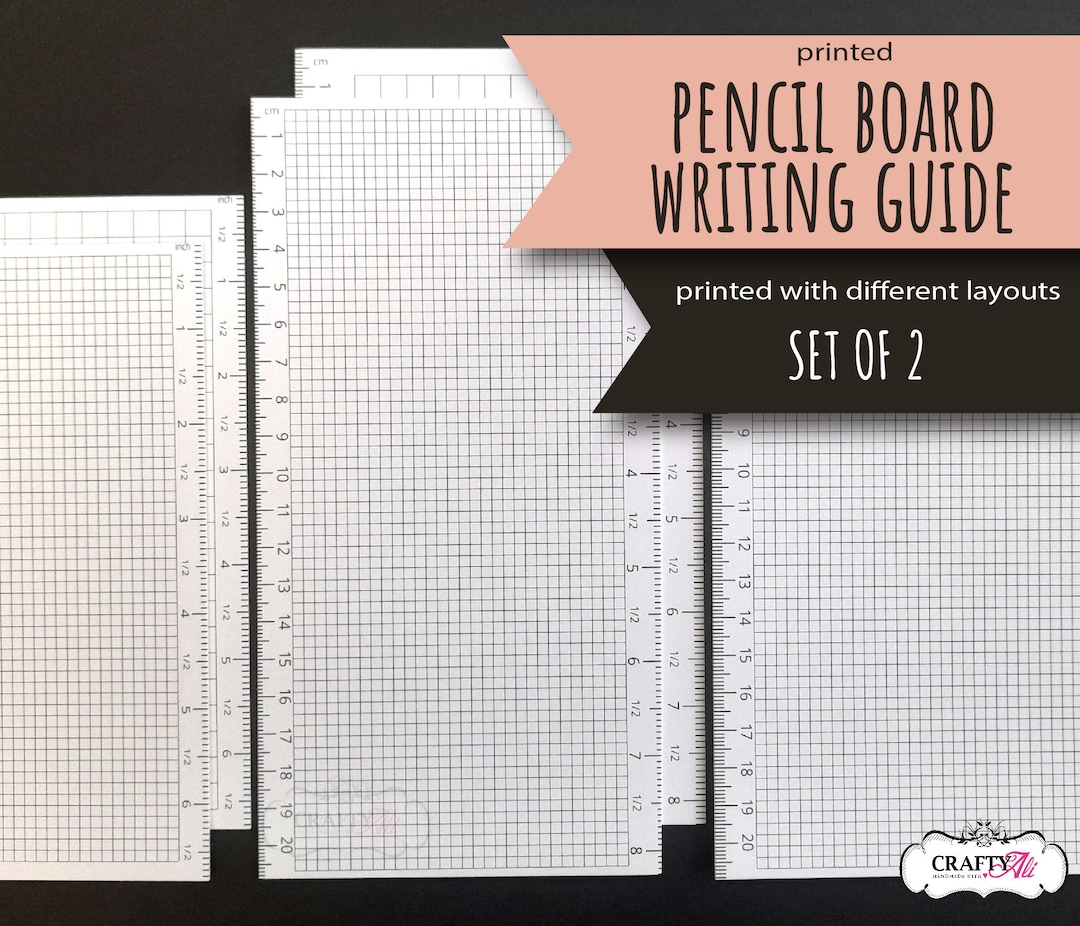 Set of 2 Sturdy Writing Shield Pencil Boards, Page Protectors ...