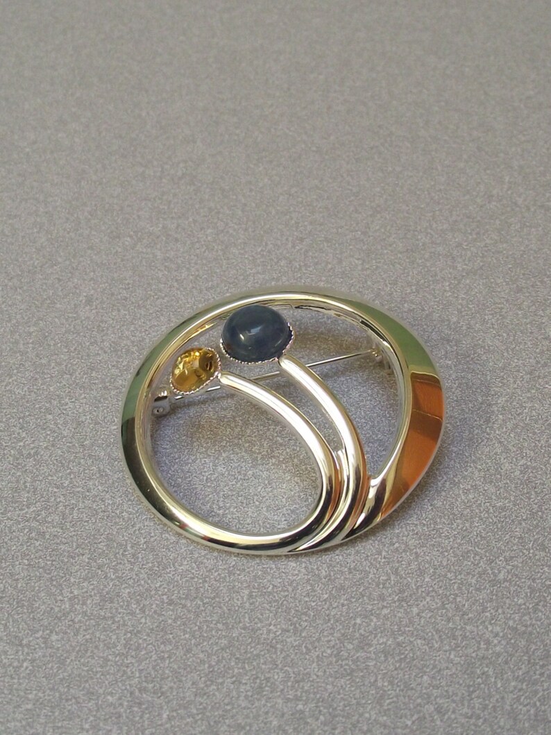 13 Circular Art Deco Brooch - Etsy