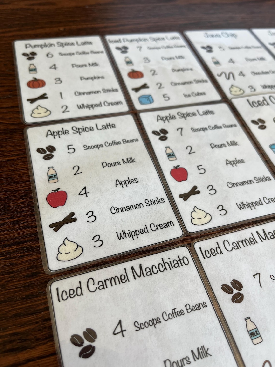 Coffee Drinks Sensory Bin : Winter Preschool Learning Game - Etsy