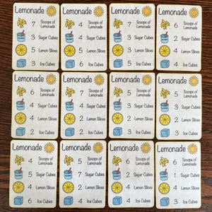 Card Only | Lemonade Sensory Bin Recipe Cards - Etsy
