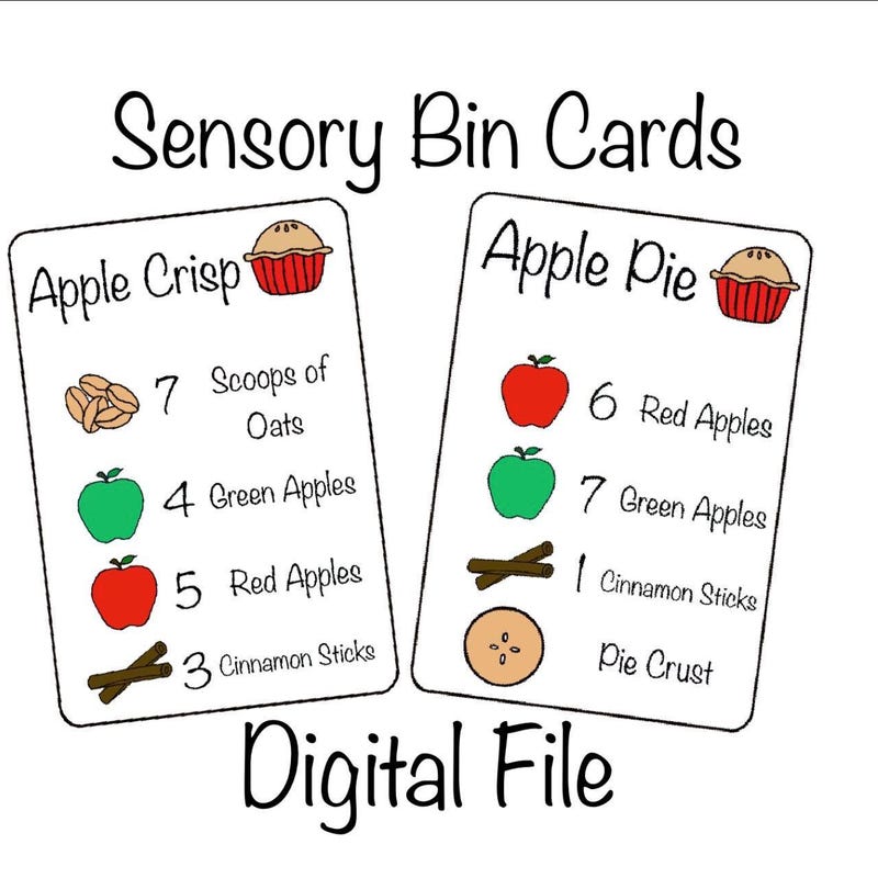 Sensory Bin Flyer - Etsy