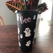 Sparkly Black Ghost Cold Cup Spooky Halloween Fall Iced - Etsy