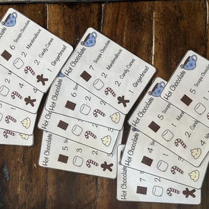 Hot Chocolate Sensory Bin Recipe Cards Digital File- Cards Only - Etsy
