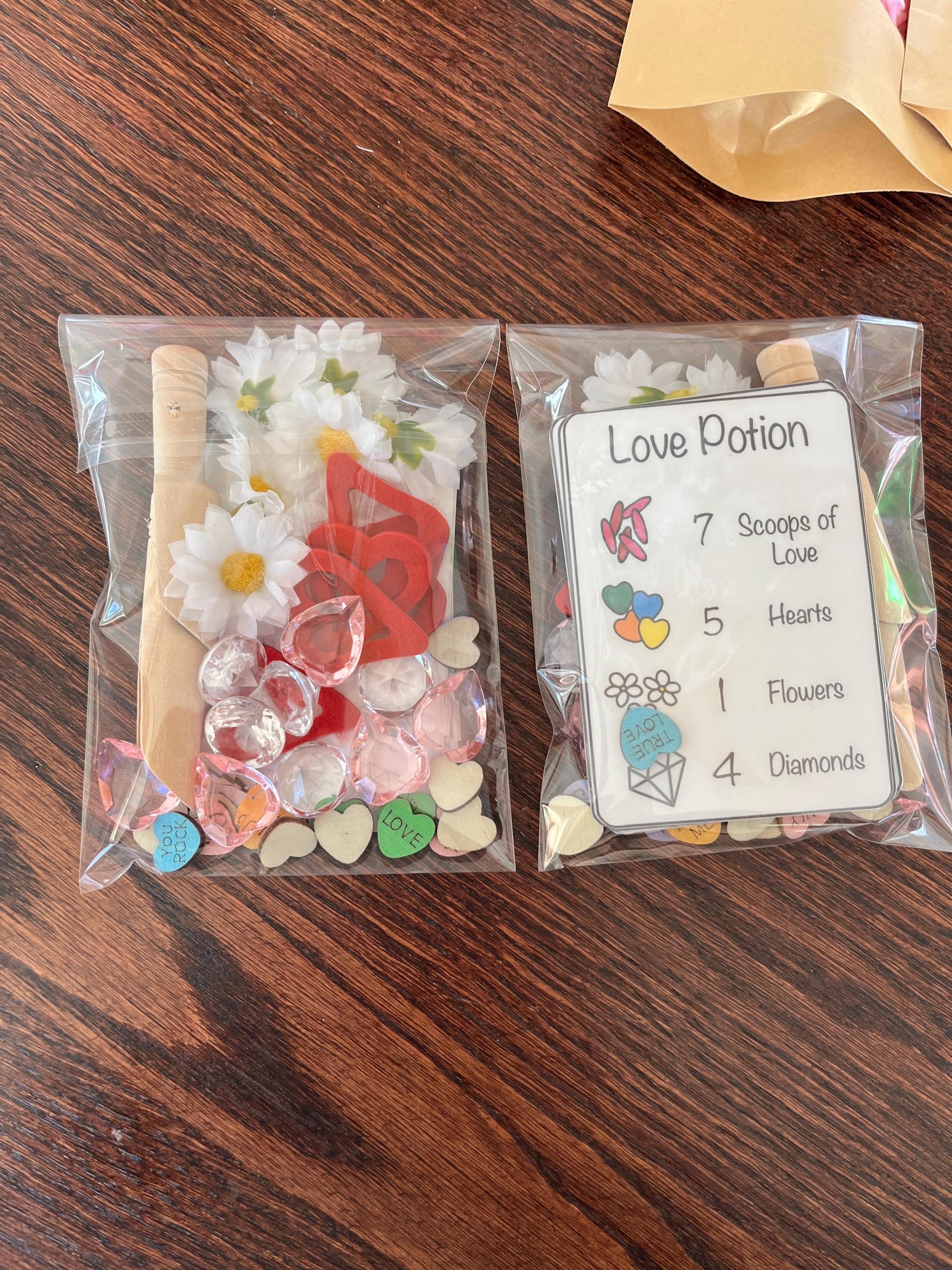 Valentine's Day Sensory Bin: Counting Preschool Game With Recipe Cards ...