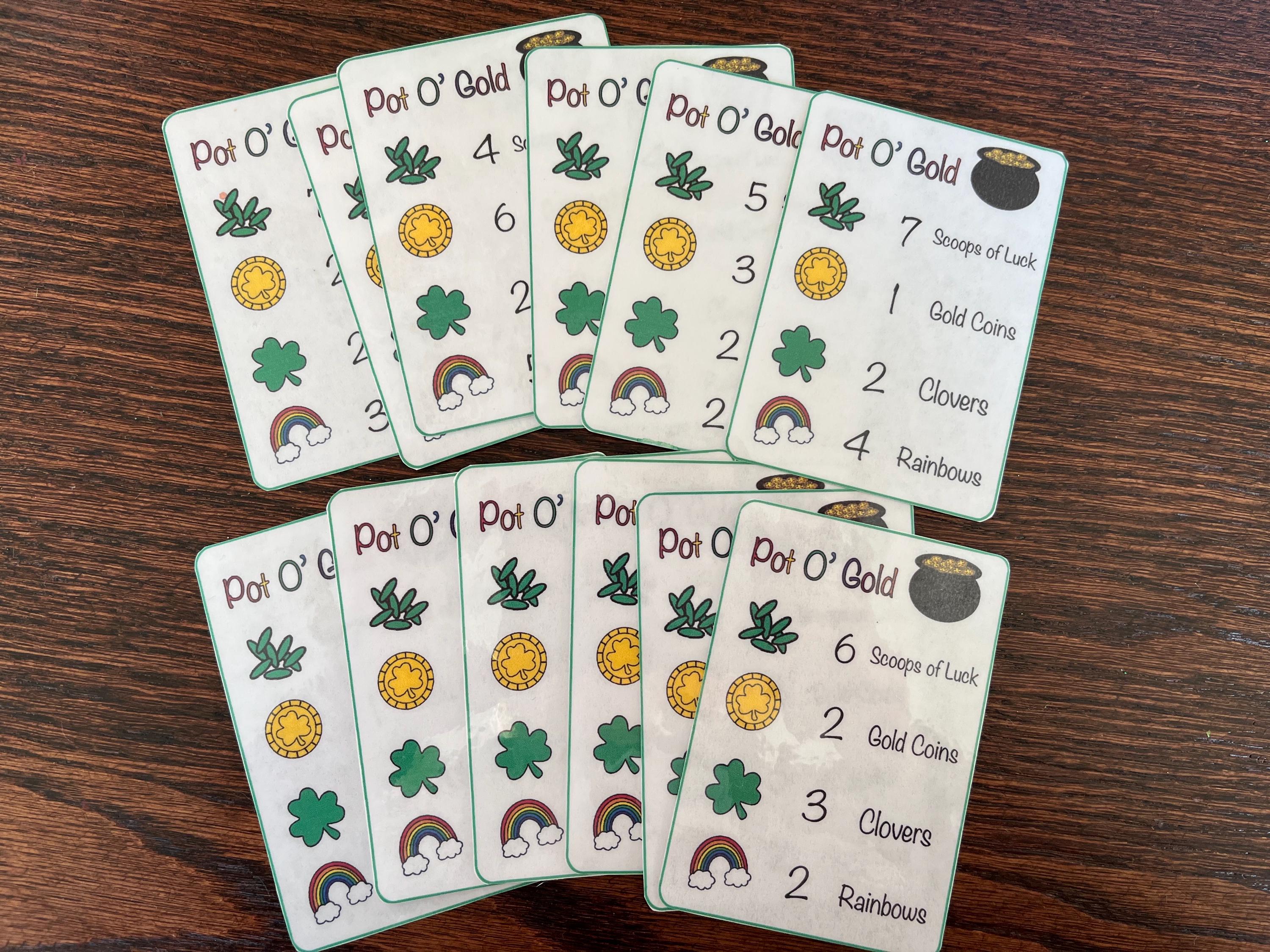 St Patrick's Day Sensory Bin: Counting Game With Gold Coins & Rainbows ...