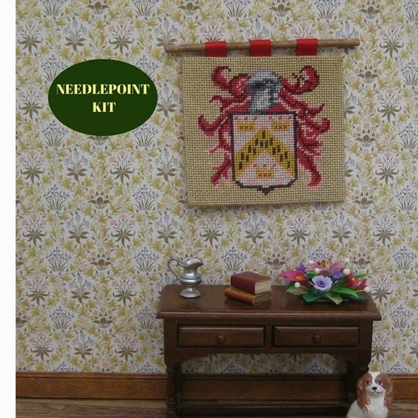 Coat of Arms Needlepoint Kit - Etsy