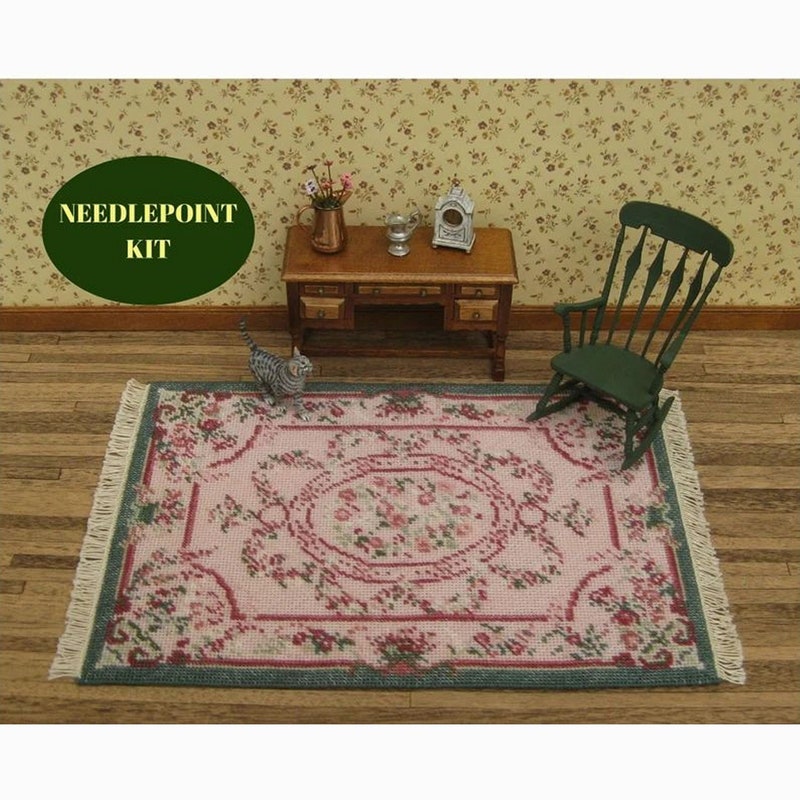 Pink Dollhouse Rug - Etsy