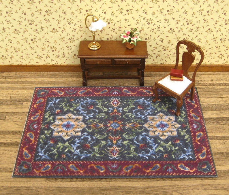 Dollhouse Miniatures Rug KIT Doll House Rug for 1:12 Scale - Etsy