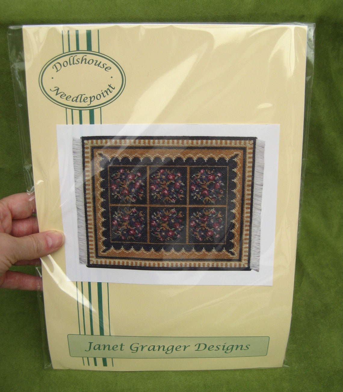 Dollhouse miniatures rug KIT. Doll house rug for 1:12 scale | Etsy