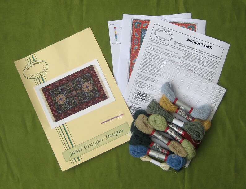 Dollhouse Miniatures Rug KIT Doll House Rug for 1:12 Scale - Etsy