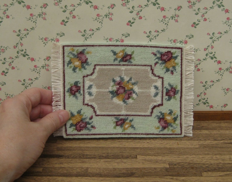 Dollhouse Miniatures Rug KIT. Doll House Rug for 1:12 Scale - Etsy