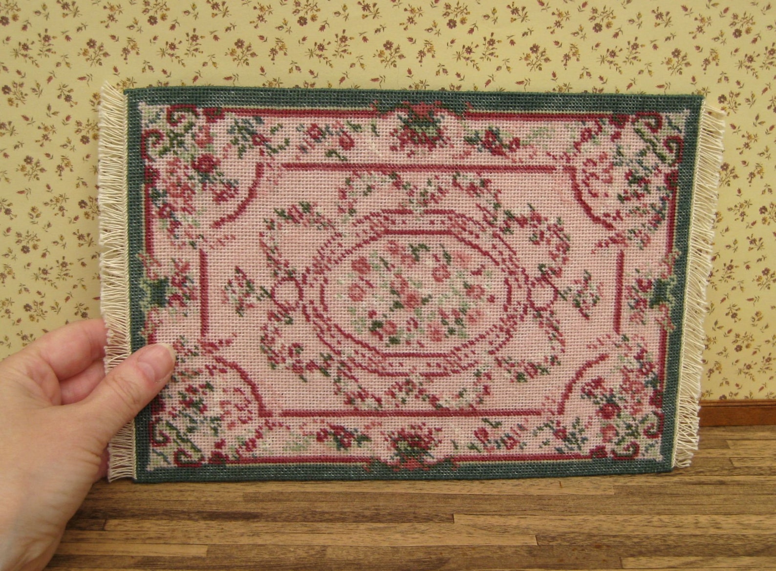 Dollhouse Miniatures Rug KIT. Doll House Rug for 1:12 Scale - Etsy