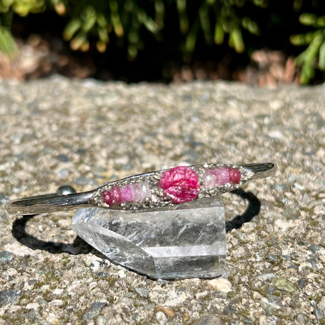 CLEARANCE Ruby Bracelet, Raw Ruby, July Birthstone, Raw Ruby Necklace ...